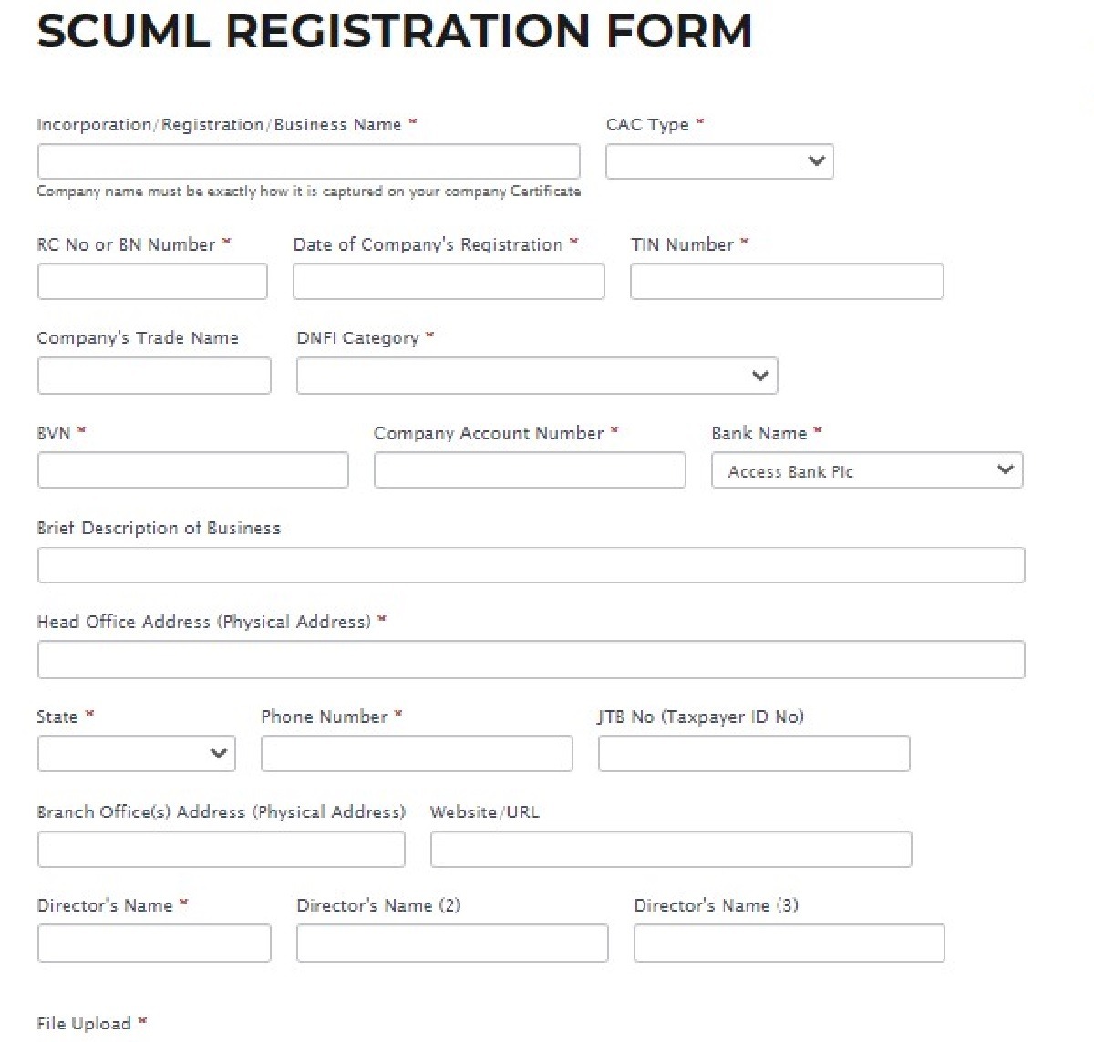 SCUML Application Form: This is how to fill it. - Cessummit